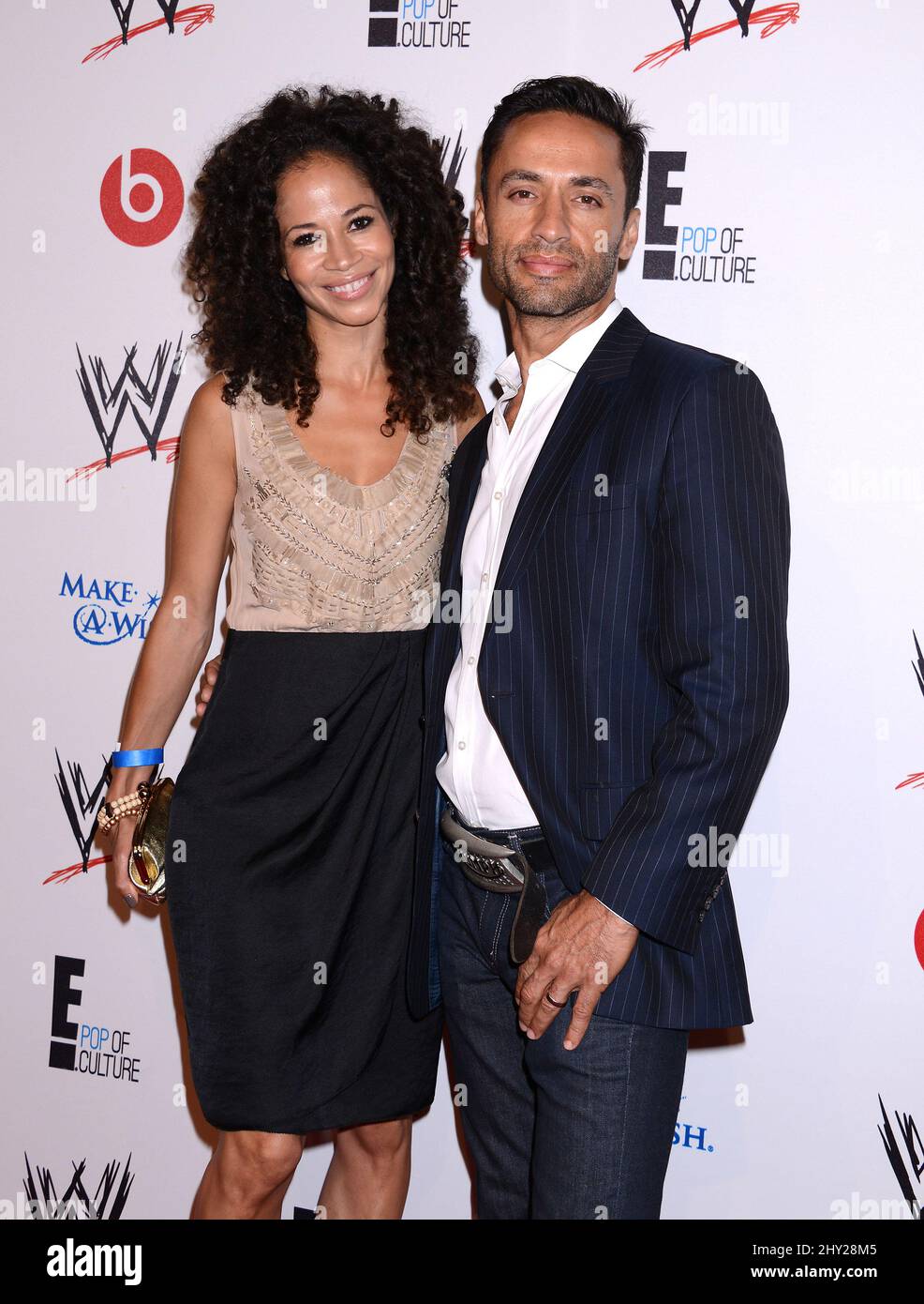 Sherri Saum and Kamar de los Reyes arriving at WWE "Superstars for Hope ...