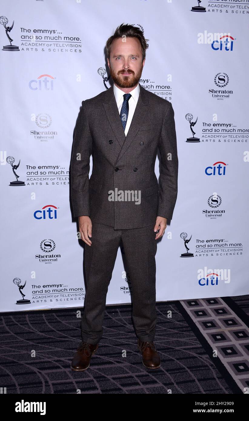 Aaron Paul attending the Academy of Television Arts & Sciences ...