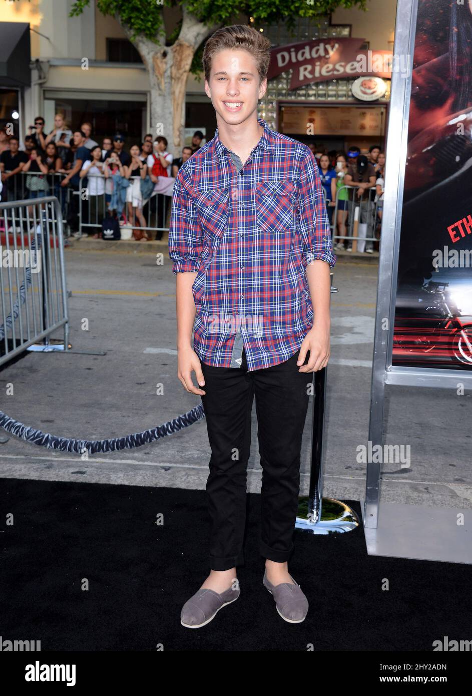 Ryan Beatty attending the 'Getaway' premiere in Los Angeles Stock Photo ...
