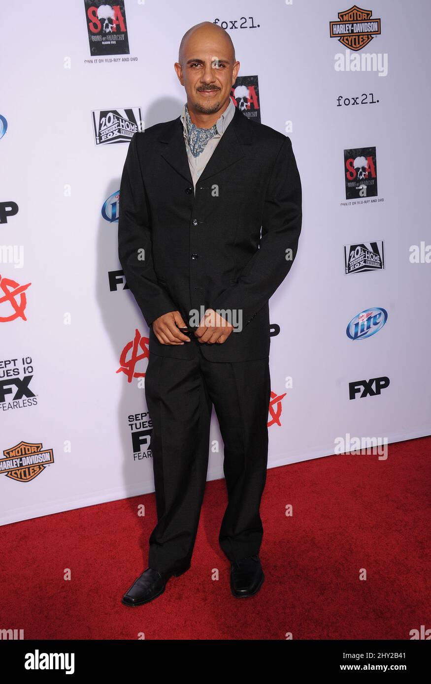 Anthony Azizi attends the season six premiere for Sons of Anarchy Stock ...