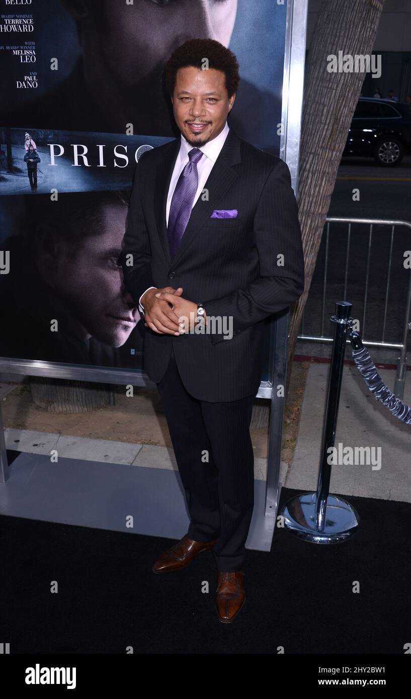 Terrence Howard attends the premiere of "Prisoners" held at the Academy ...