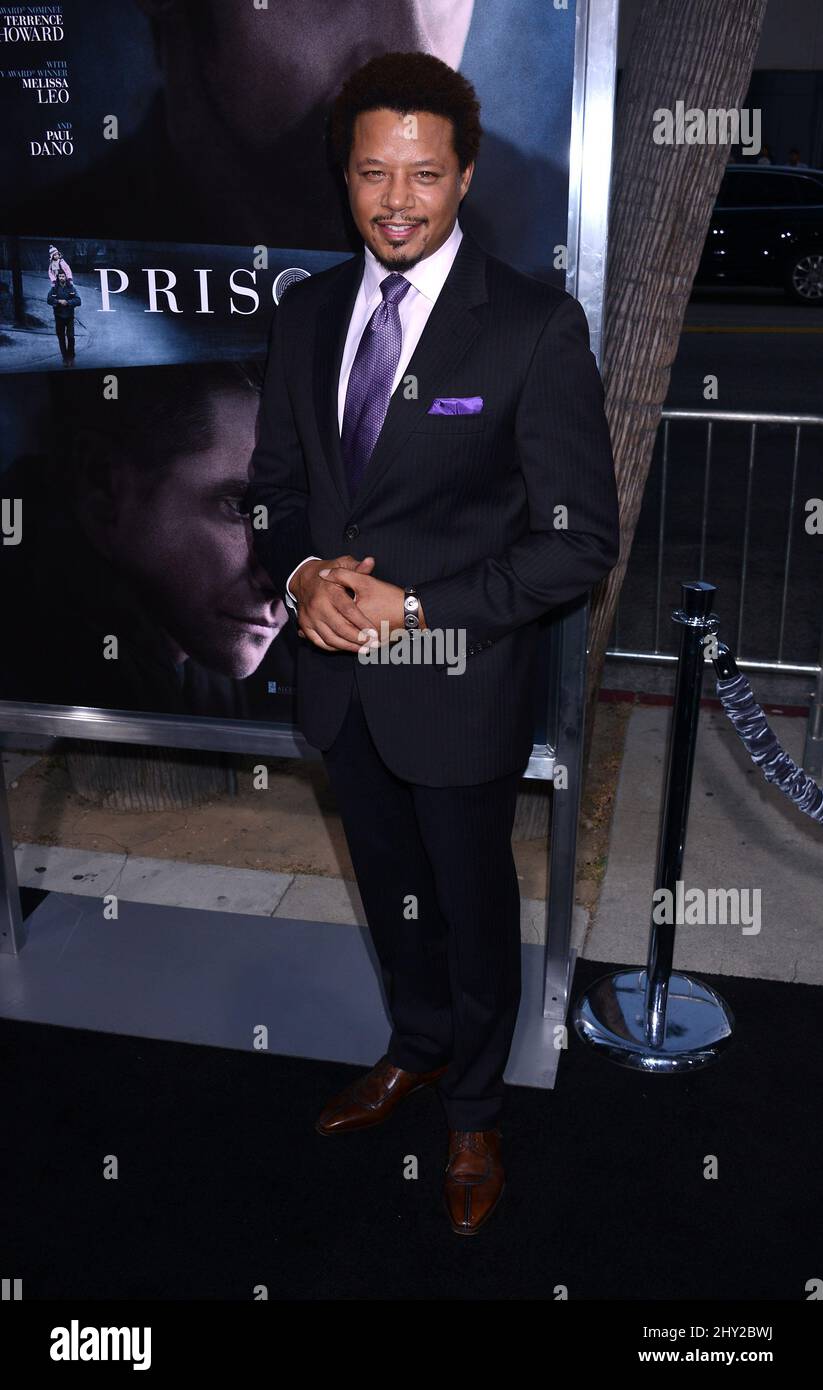 Terrence Howard attends the premiere of "Prisoners" held at the Academy ...