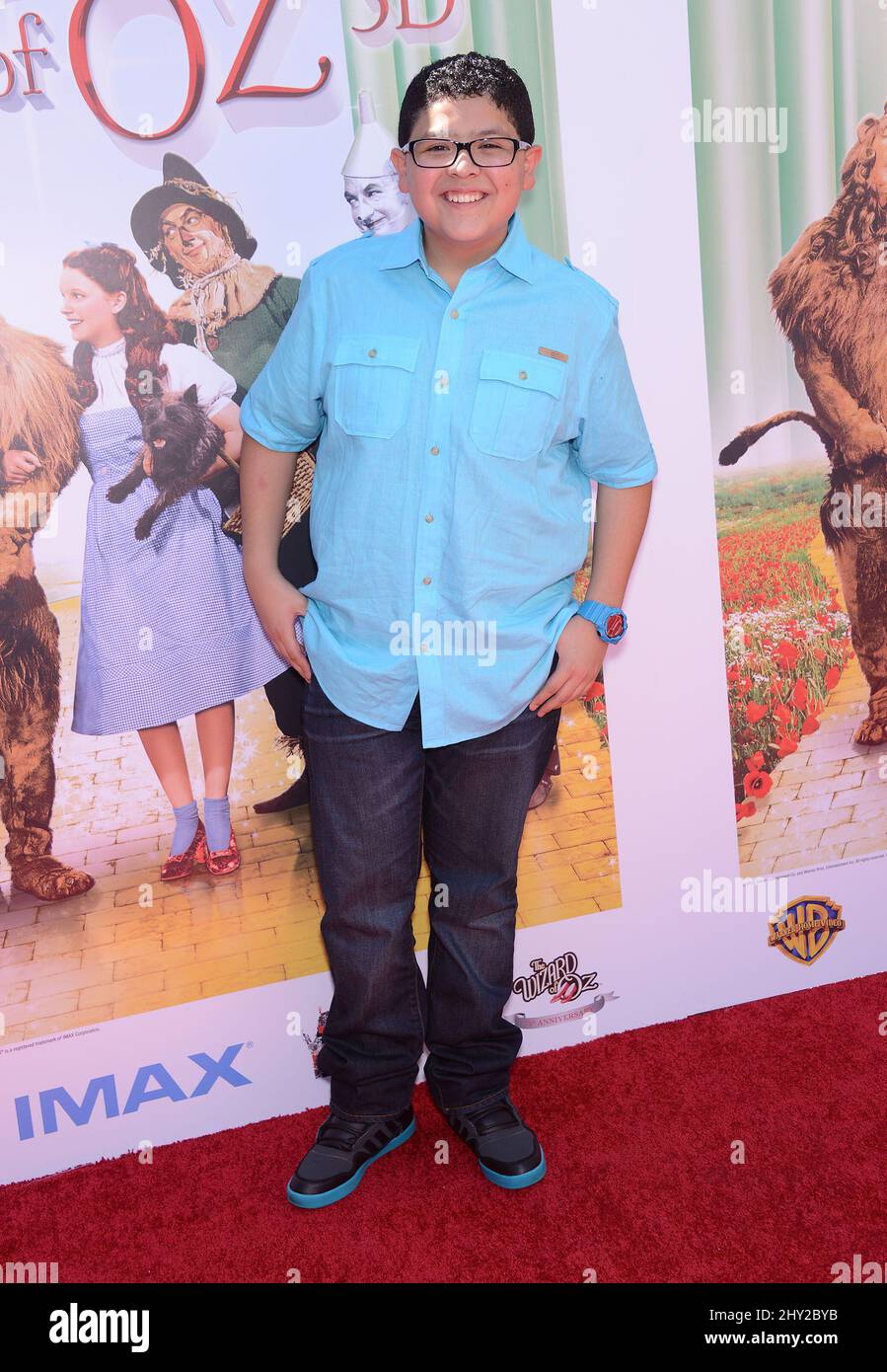 Rico Rodriguez attending the premiere of The Wizard Of Oz 3D in Los ...