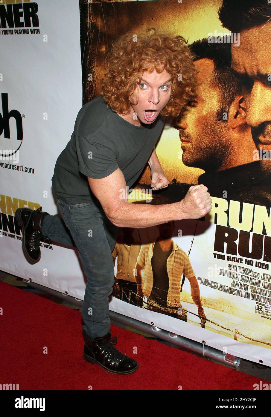 Carrot Top attending the 'Runner Runner' premiere held at Planet ...