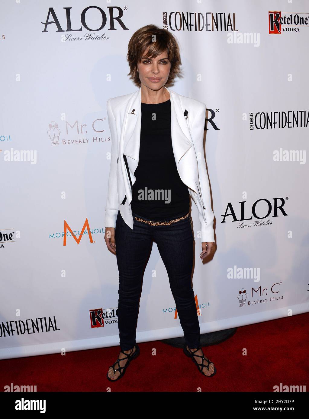Lisa Rinna attends the Los Angeles Confidential Magazine Cover Girl ...