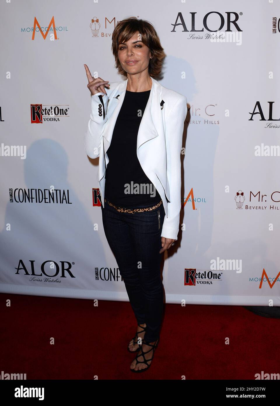 Lisa Rinna attends the Los Angeles Confidential Magazine Cover Girl ...