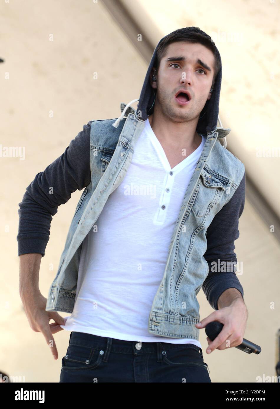 Tom Parker, The Wanted performing live at day 2 of the iHeart Radio ...