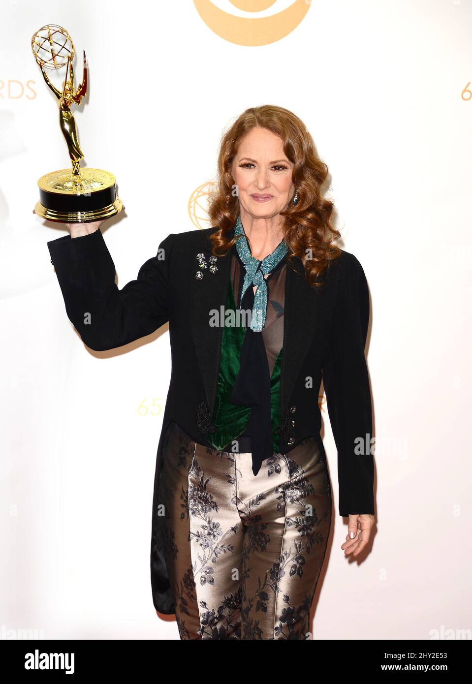 Melissa Leo in the press room at the 65th Annual Primetime Emmy Awards ...