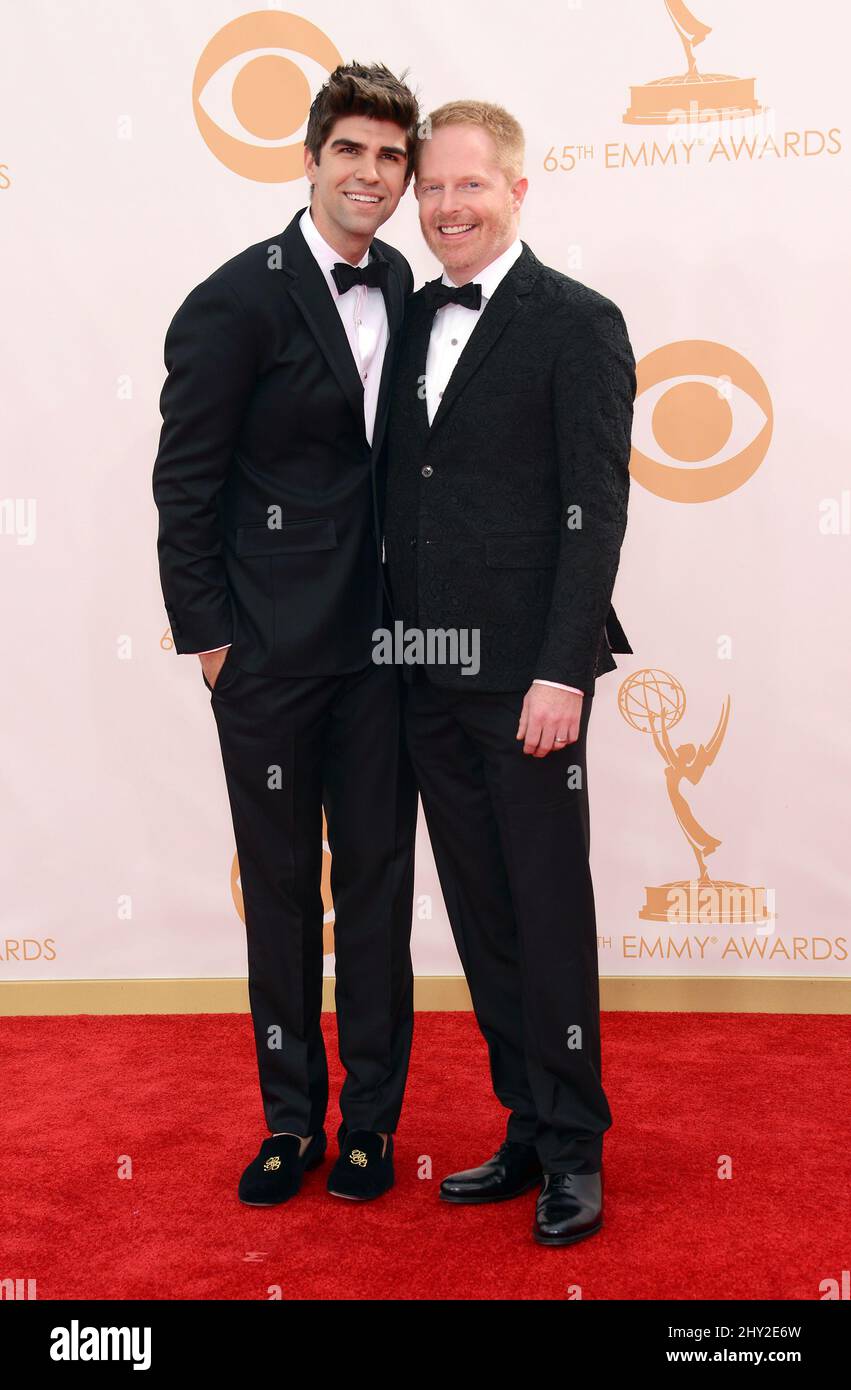 Jesse Tyler Ferguson and Justin Mikita attending the 65th Annual ...