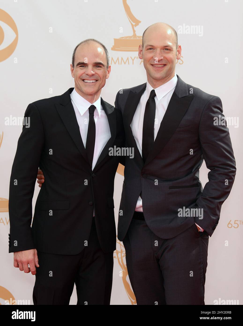 Corey Stoll and Michael Kelly attending the 65th Annual Primetime Emmy ...