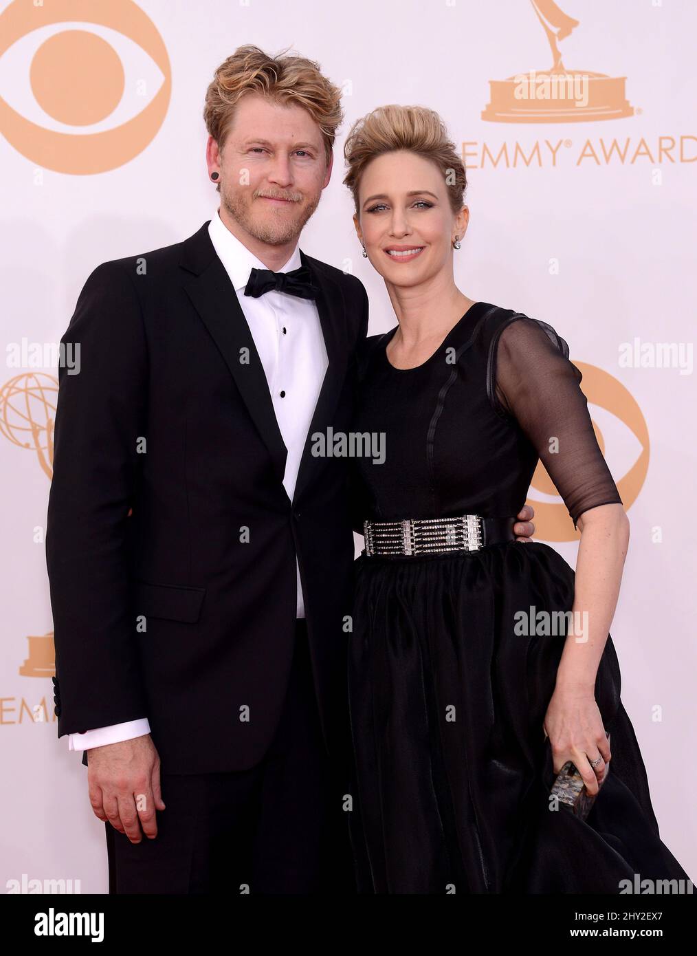 Vera Farmiga and Renn Hawkey attending the 65th Annual Primetime Emmy ...