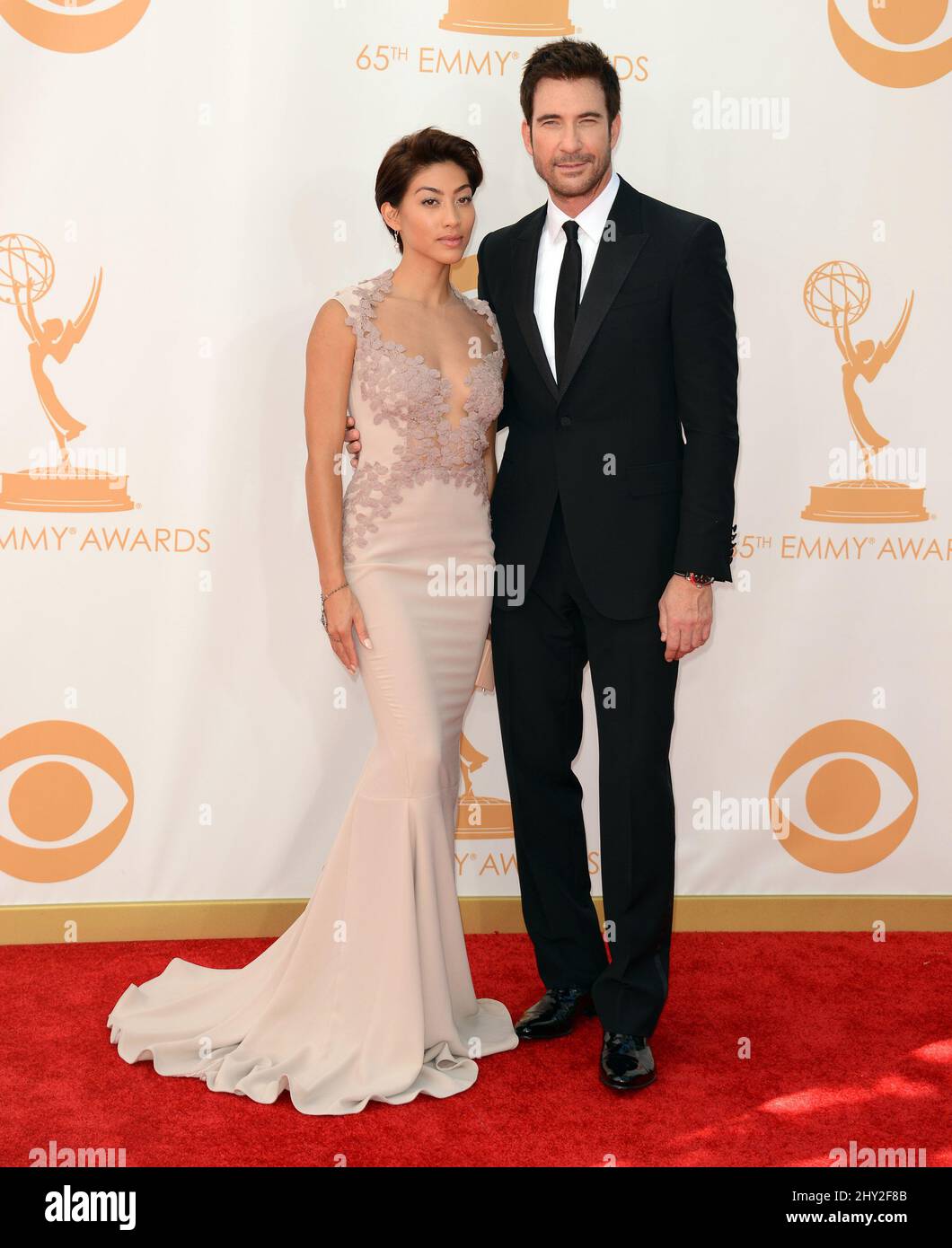 Dylan McDermott, Shasi Wells arriving at 65th Annual Primetime Emmy ...