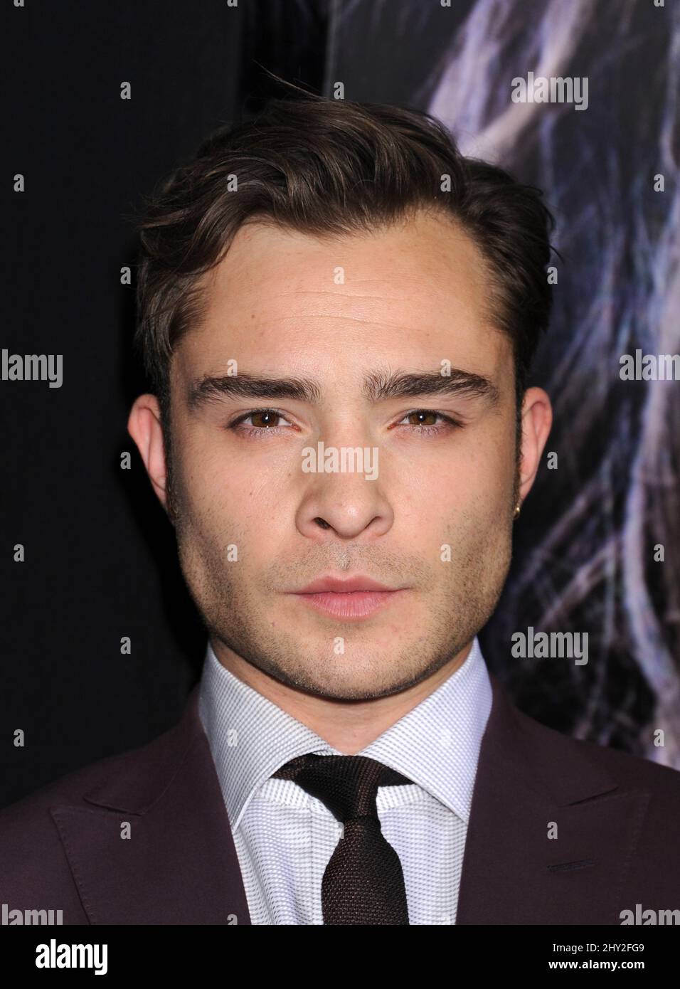 Ed Westwick attending the "Romeo & Juliet" World Premiere held at the ...