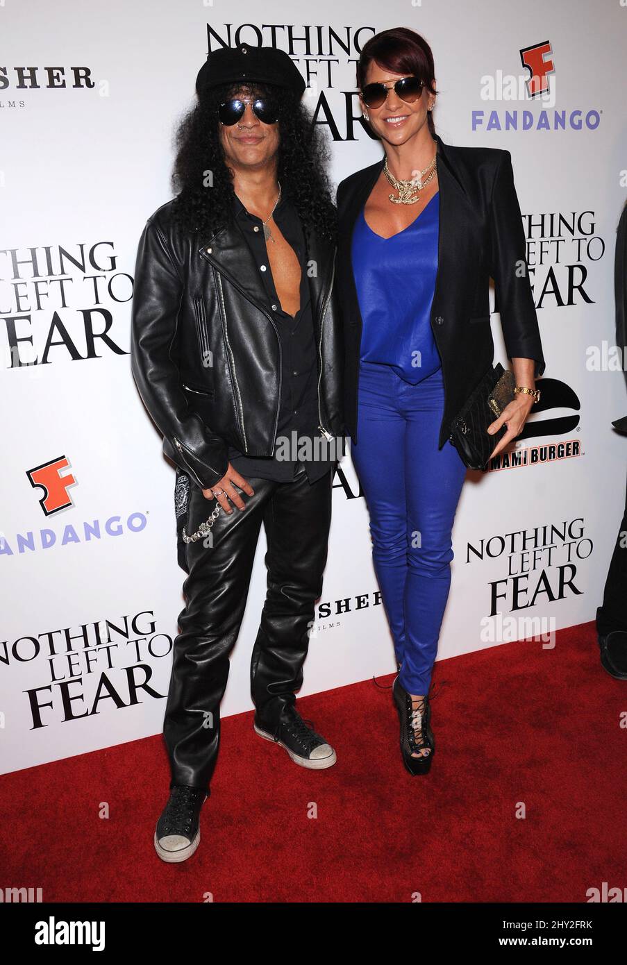 Slash & Perla Ferrar arriving for the Nothing To Fear Los Angeles ...