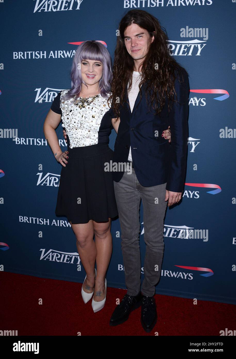 Kelly Osbourne, Matthew Mosshart arriving for the British Airways New ...