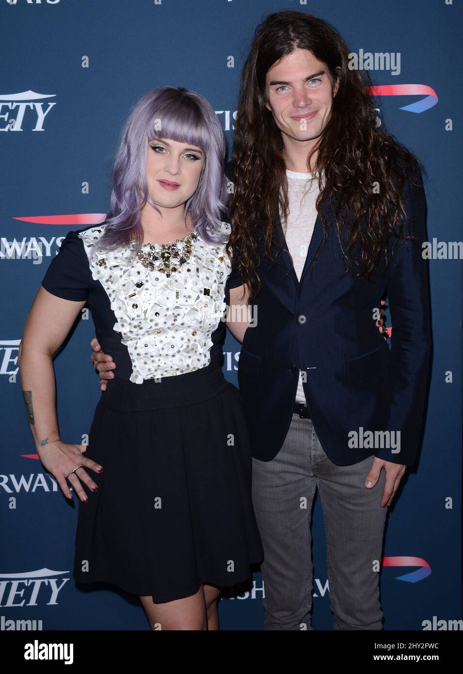 Kelly Osbourne, Matthew Mosshart arriving for the British Airways New ...