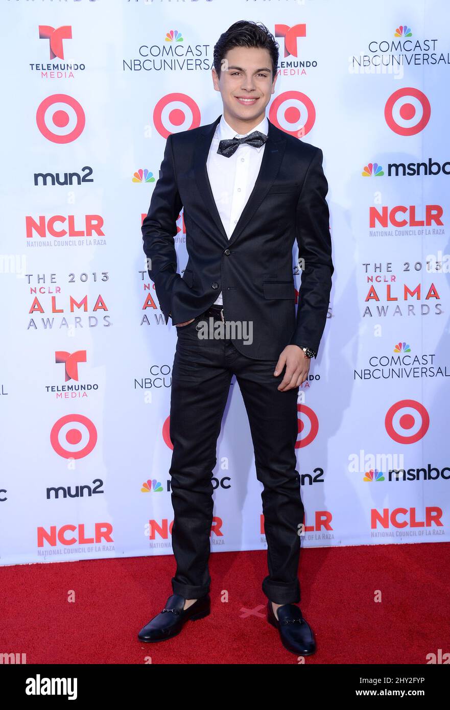 Jake T. Austin attending the 2013 NCLR ALMA Awards in Los Angeles ...