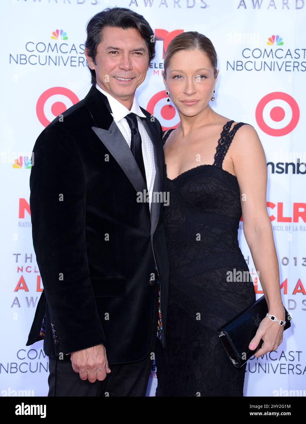 Lou Diamond Phillips, Yvonne Boismier Phillips attending the 2013 NCLR ...