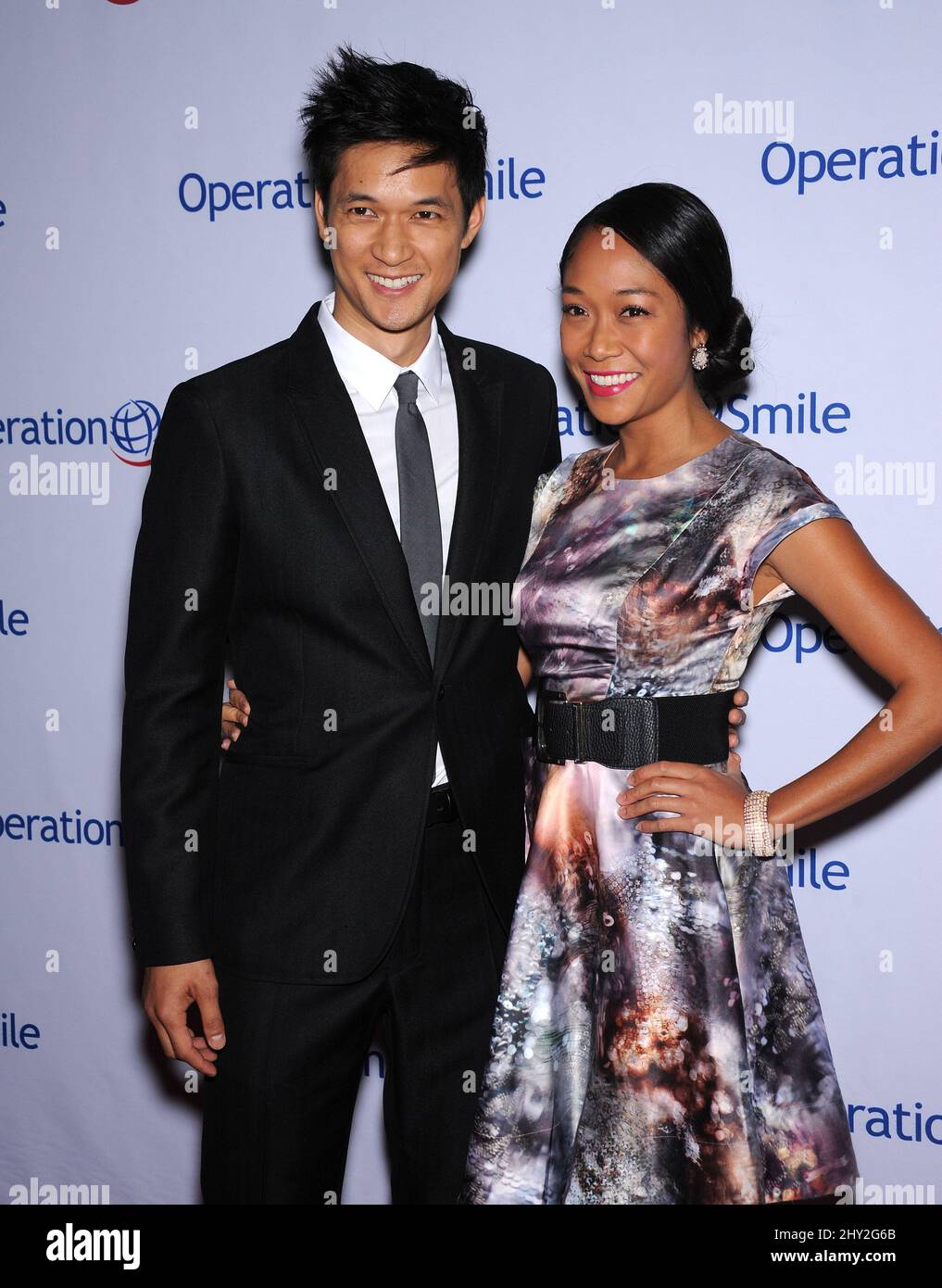 Harry Shum Jr. & Shelby Rabara attending the Operation Smile Gala in ...
