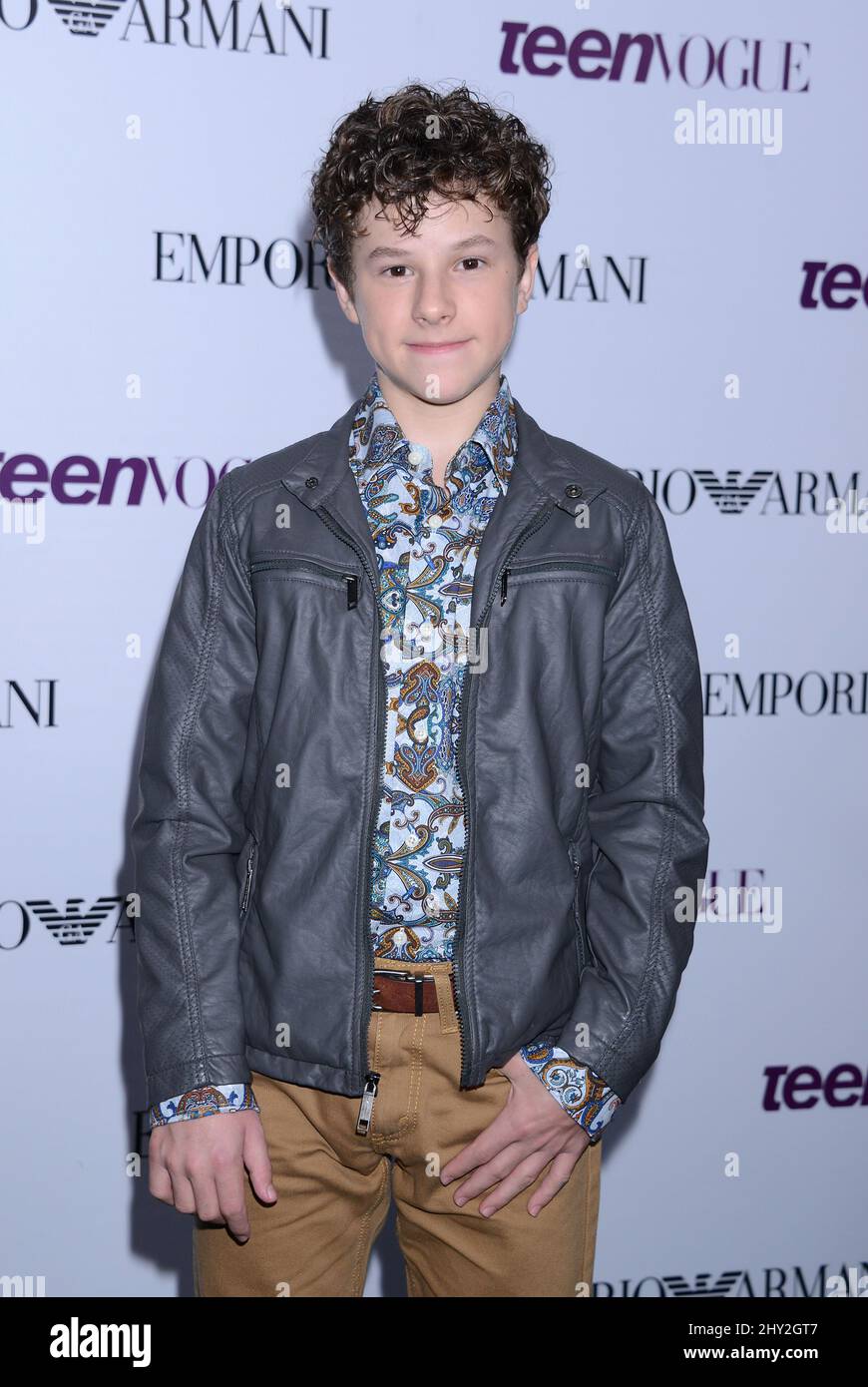 Nolan Gould arrives at the Teen Vogue Young Hollywood issue party, Los ...