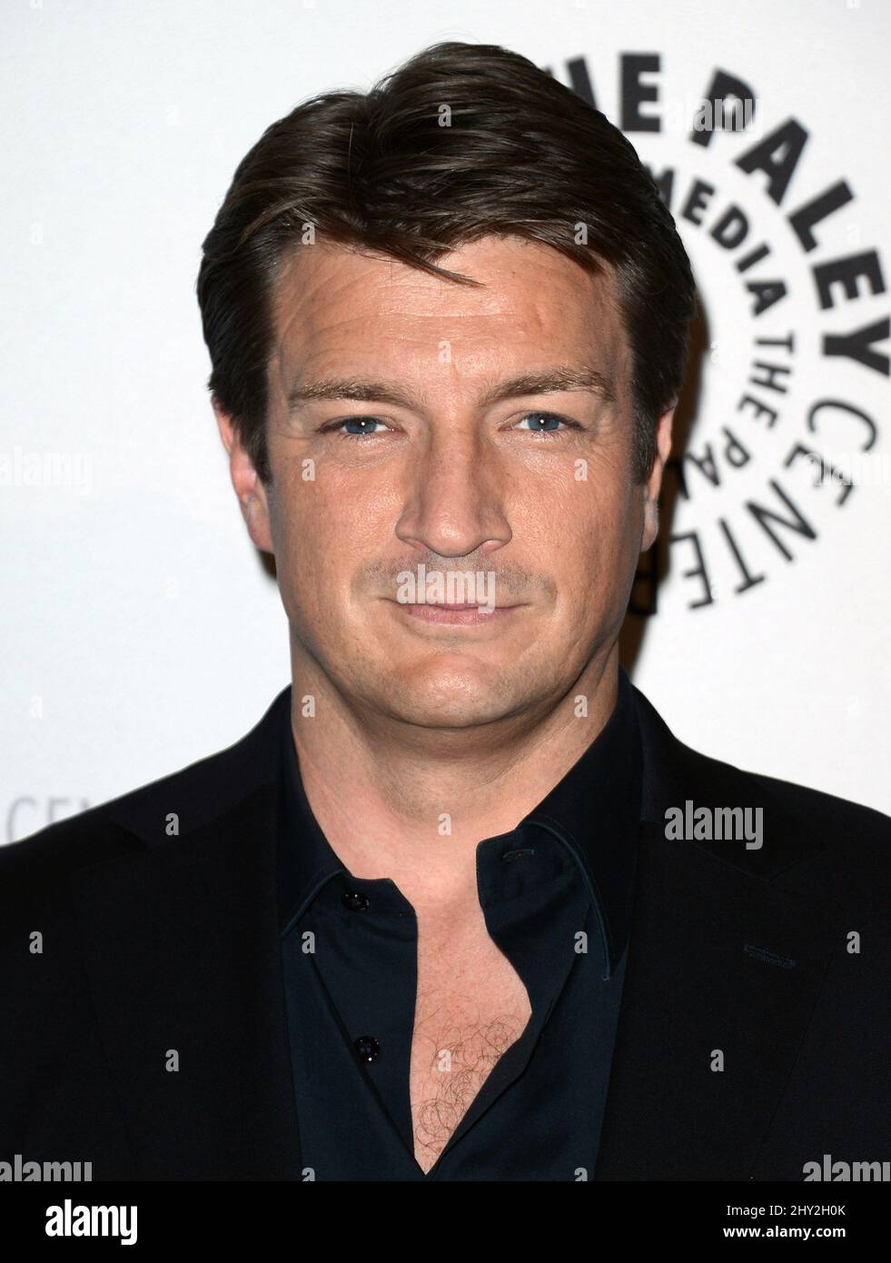 In los angeles nathan fillion headshot hi-res stock photography and ...