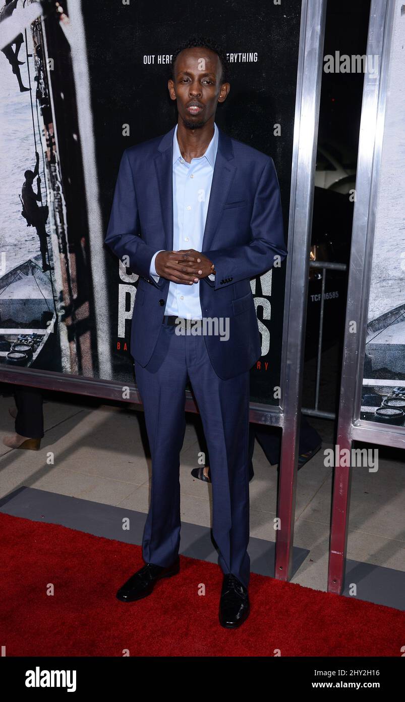 Barkhad Abdi attending a "Captain Phillips" Screening held at the ...