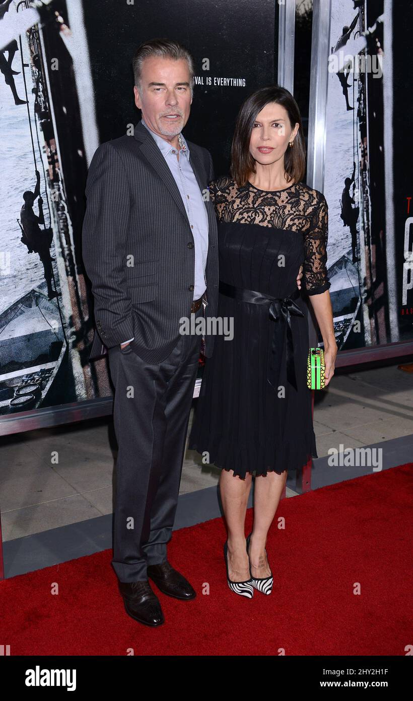 Ian Buchanan and Finola Hughes attending a "Captain Phillips" Screening ...