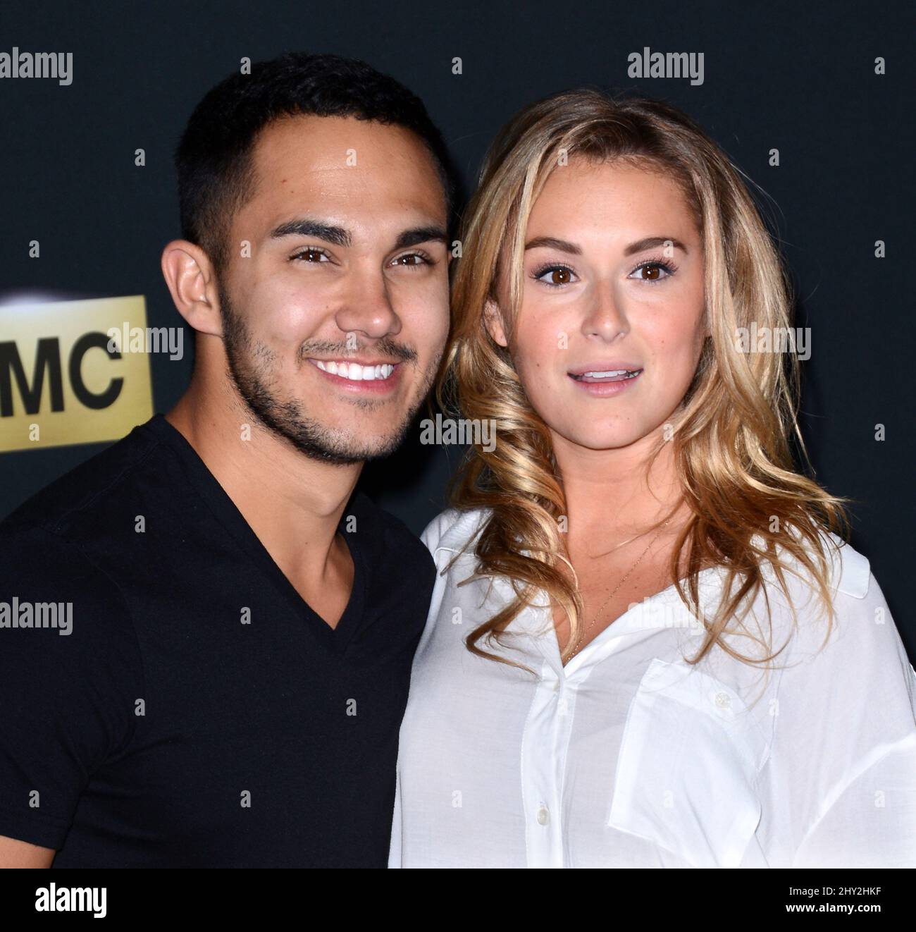 Alexa Vega, Carlos Pena attending the season four premiere of "The ...