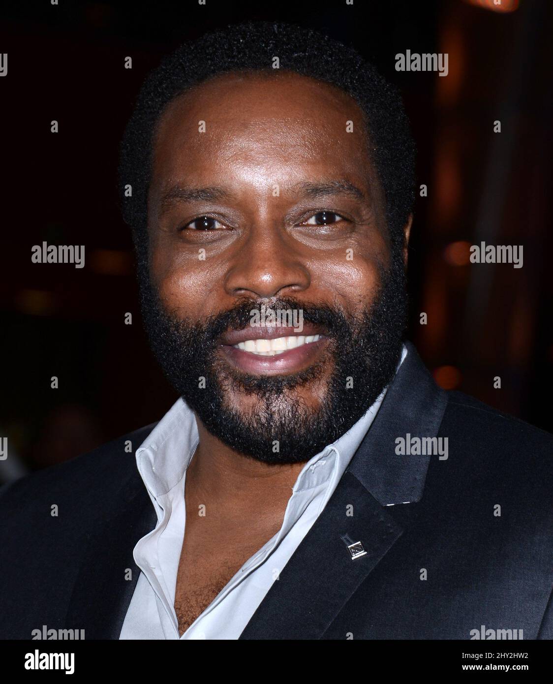 Chad Coleman attending the premiere of season four of The Walking Dead ...