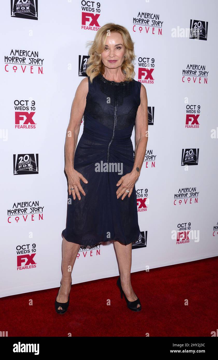 Jessica Lange attending FX's "American Horror Story: Coven" Premiere ...