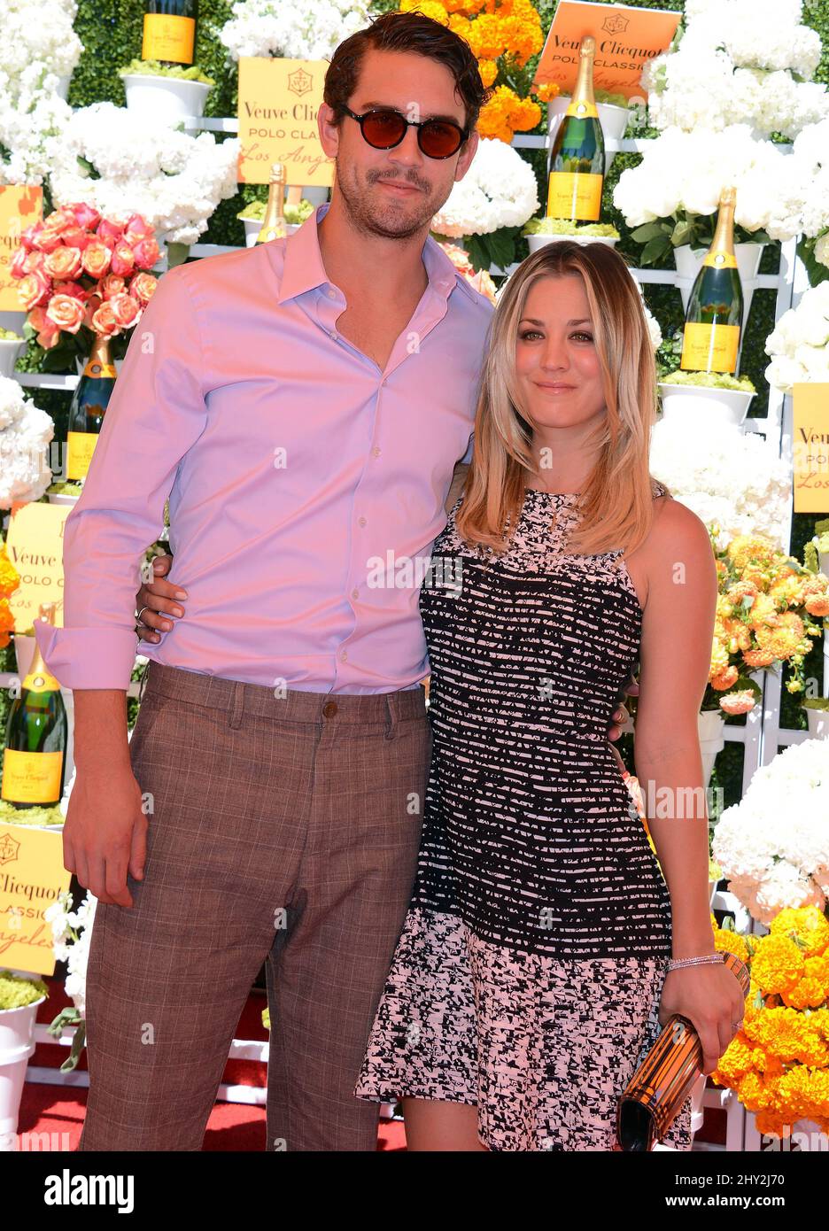 Kaley Cuoco, Ryan Sweeting attending the Fourth-Annual Veuve Clicquot ...