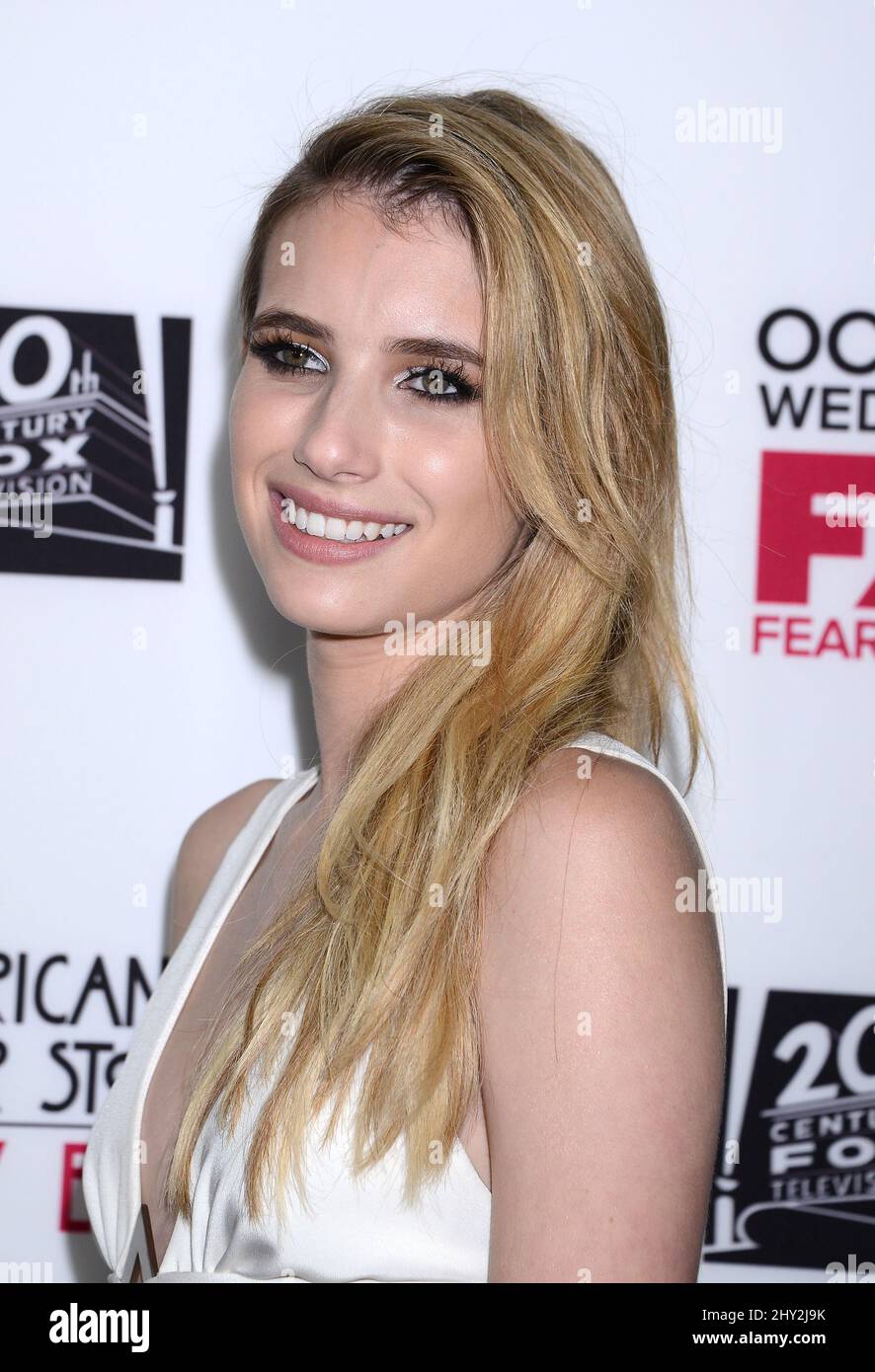 Emma Roberts attending FX's "American Horror Story: Coven" screening ...