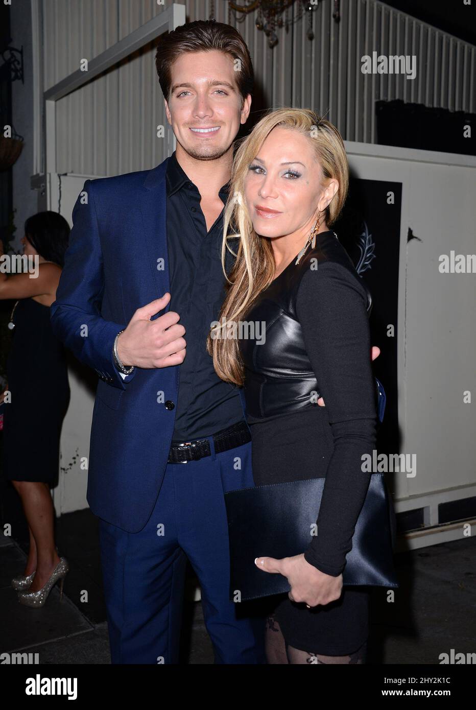 Adrienne Maloof, Jacob Busch seen leaving the "Hollywood In Bright Pink ...