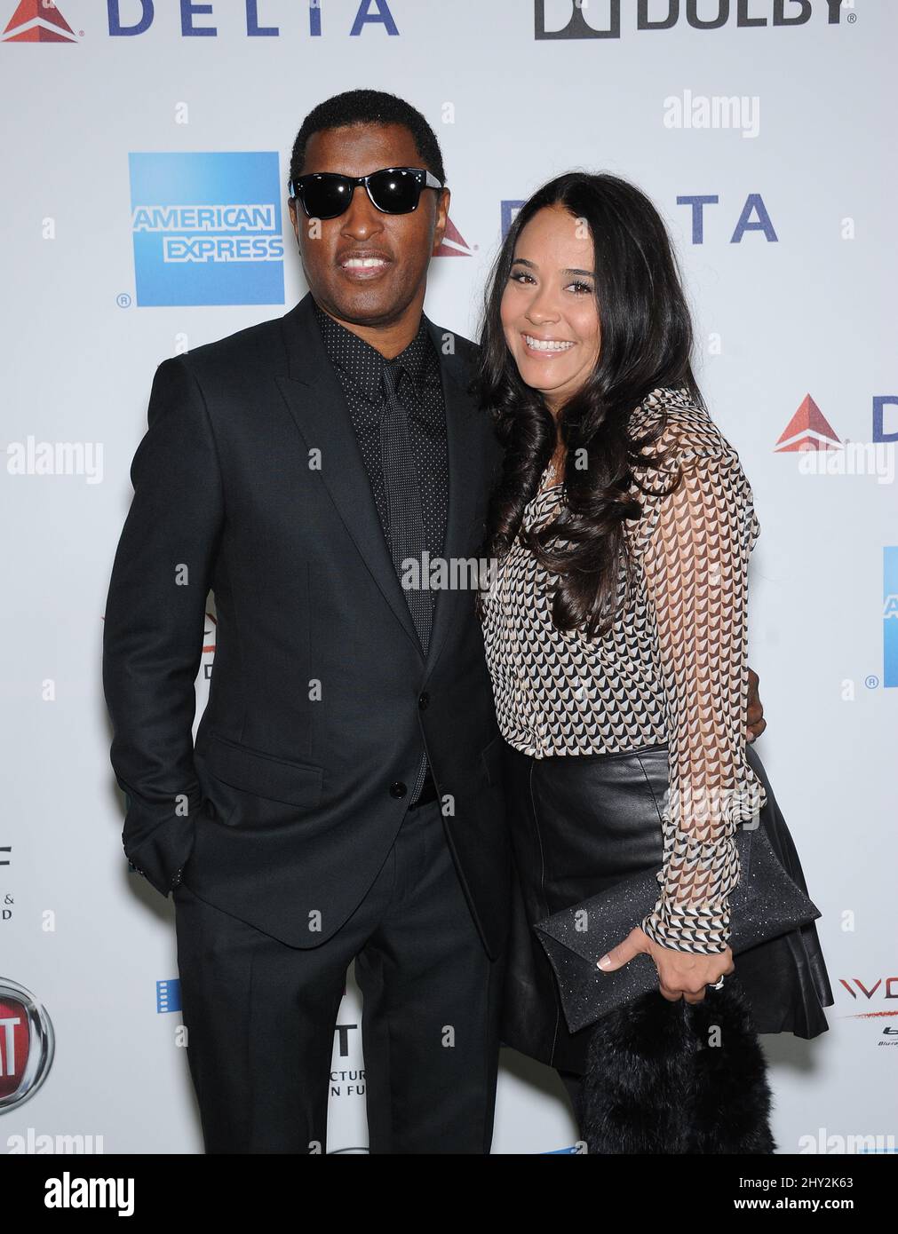 Kenneth 'Babyface' Edmonds and Nicole Pantenburg attends the Hugh ...