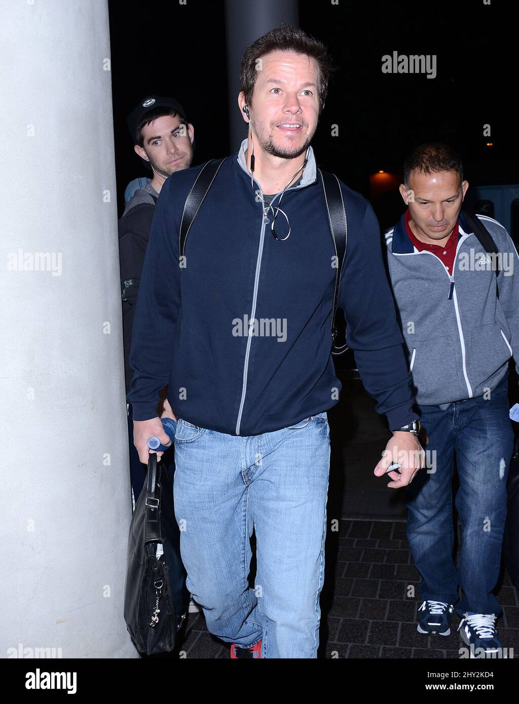 Mark Wahlberg is seen departing LAX International Airport in Los ...