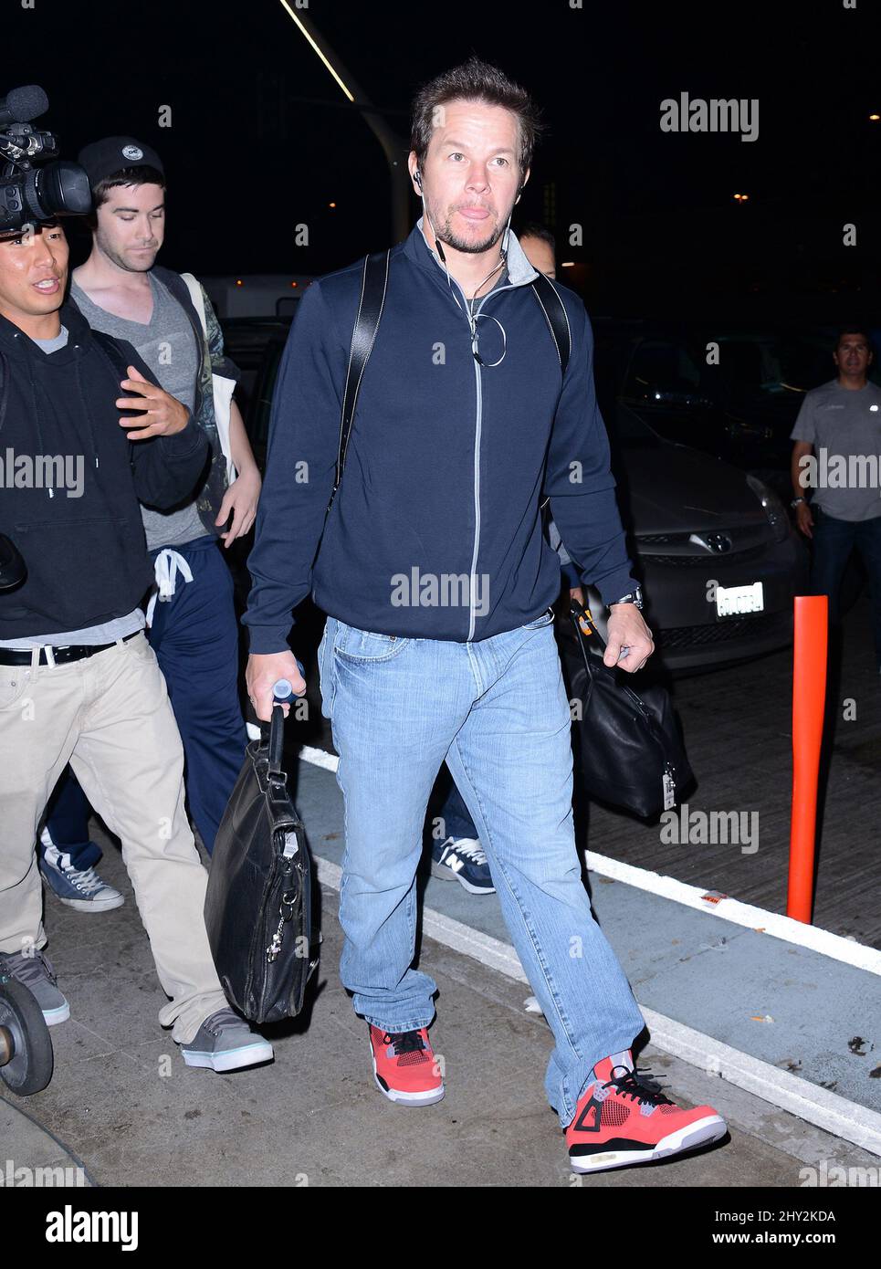 Mark Wahlberg is seen departing LAX International Airport in Los ...