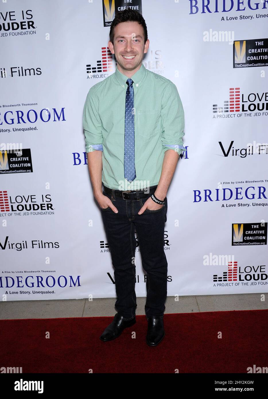 Scott Davis attending the screening of "Bridegroom" held at Academy of ...