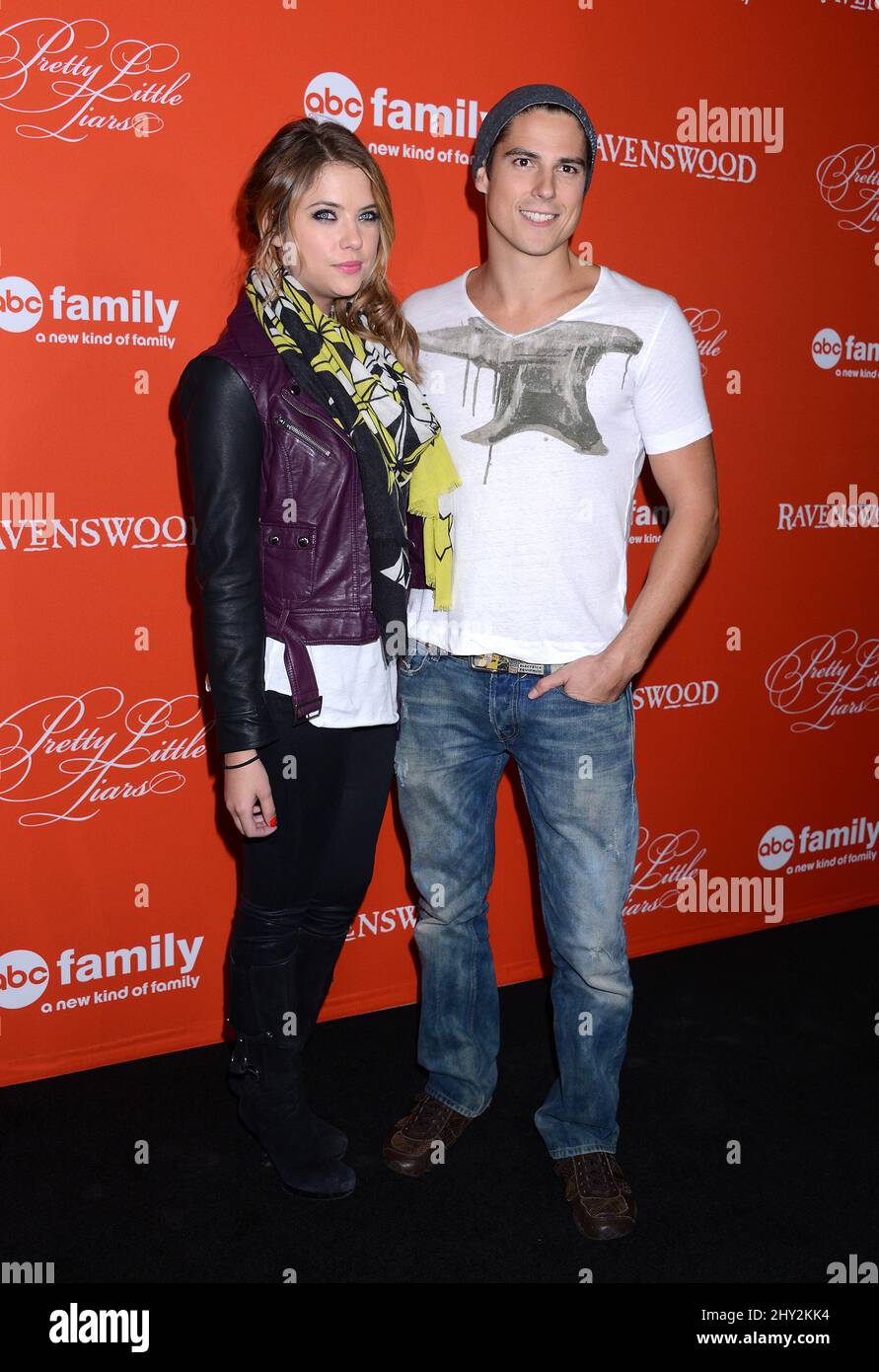 Ashley Benson and Sean Faris attending the "Pretty Little Liars" Halloween screening held at the ...