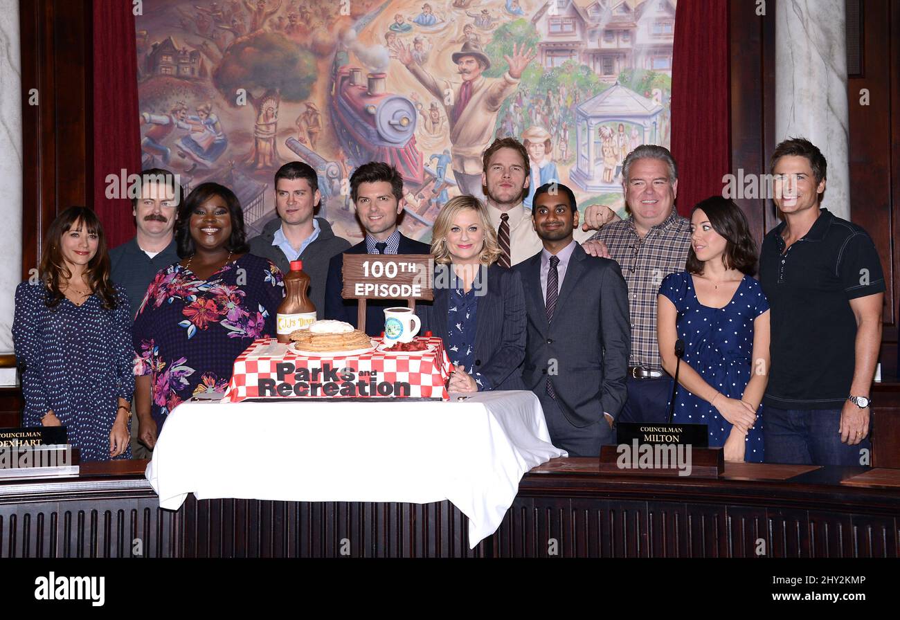 Rashida Jones, Nick Offerman, Retta, Michael Schur, Adam Scott, Amy ...