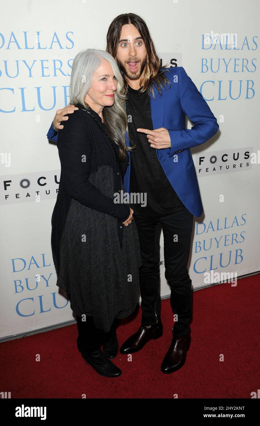 Jared Leto and his mother arrives to the premiere of 'Dallas Buyers ...