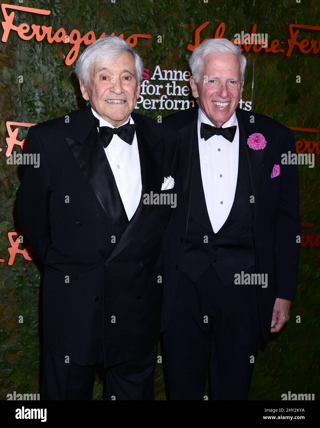 Fred Hayman and Jerry Magnin arrives at the Wallis Annenberg Center for ...