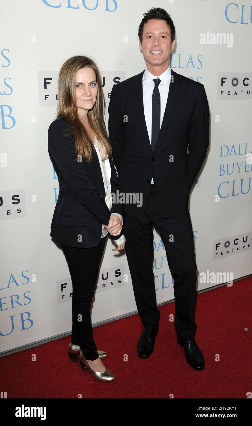 Melisa Wallack and Craig Borten attending the premiere of Dallas Buyers ...