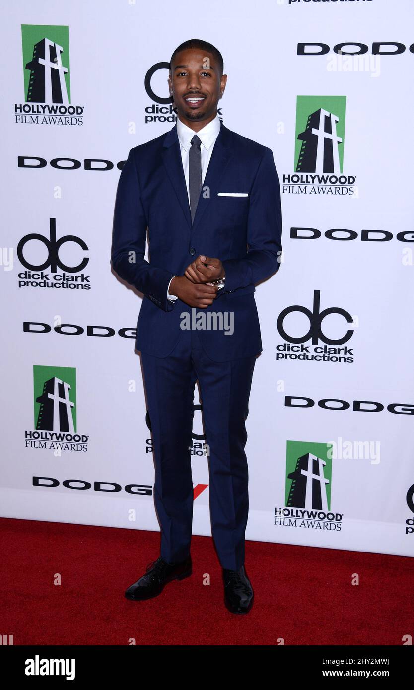 Michael B. Jordan attending the Hollywood Film Awards 2013 in Beverly ...