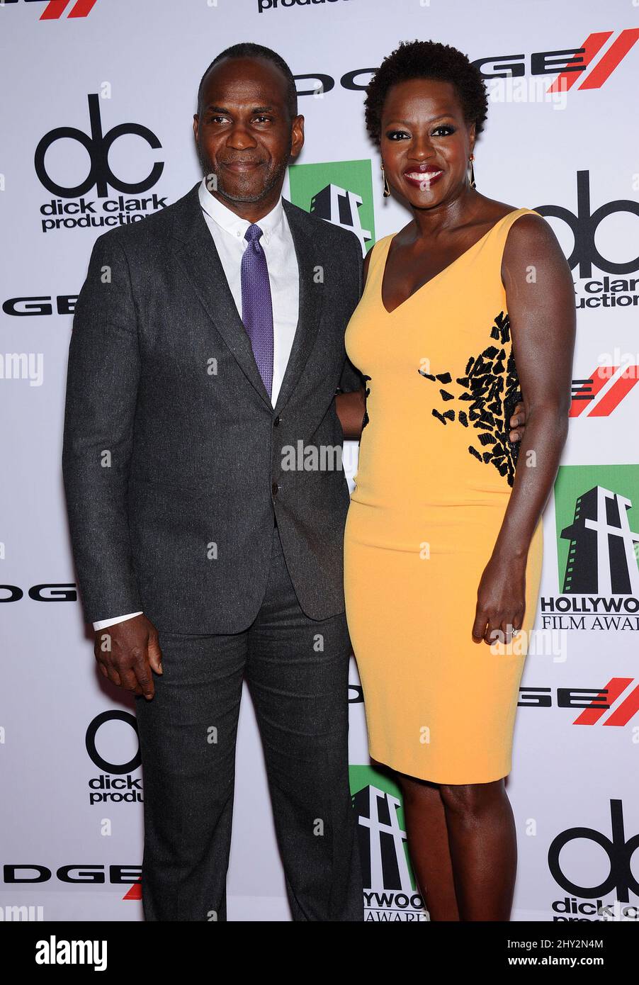 Viola Davis & Julius Tennon attending the Hollywood Film Awards Gala ...