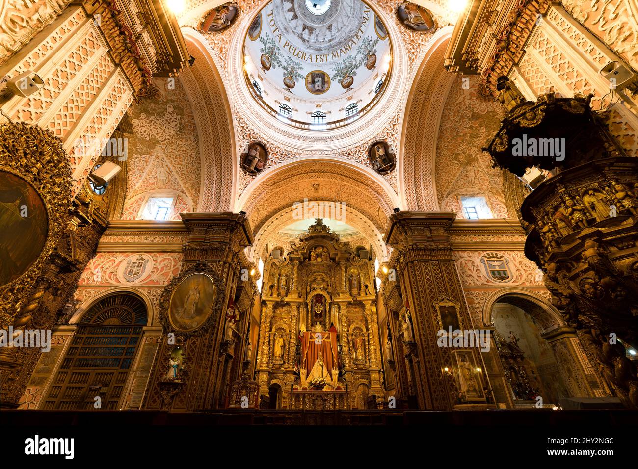 Basilica de Nuestra Señora de la Merced (Iglesia de Nuestra Señora de La Merced), Quito, Ecuador ...