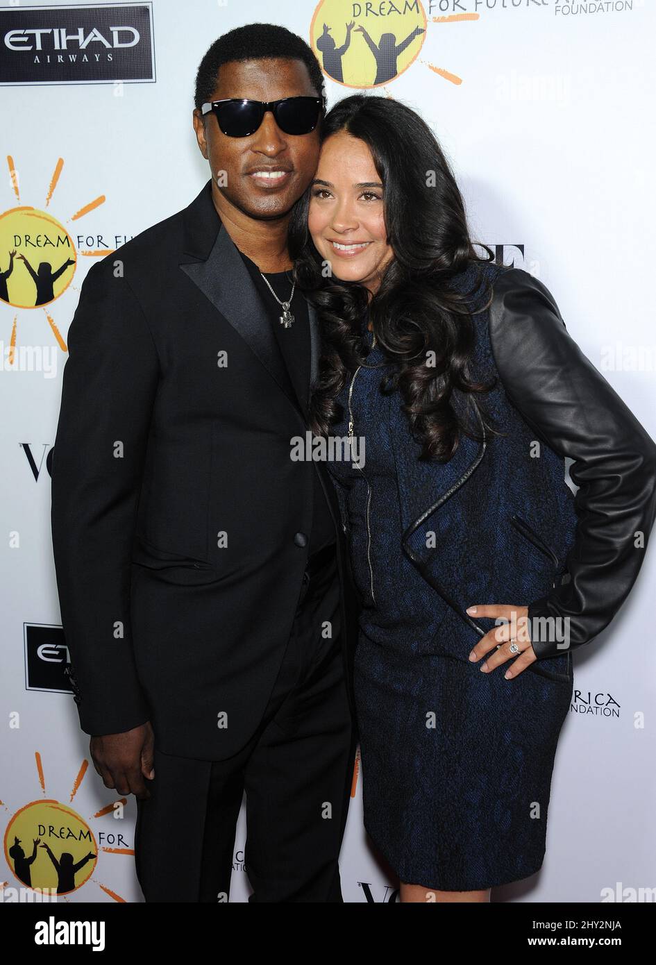 Kenny "Babyface" Edmunds & Nicole Pantenburg attending Gelila ...