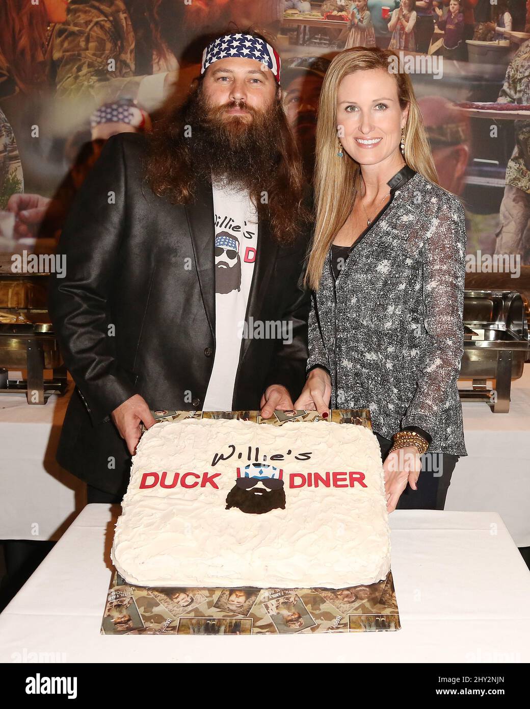 Korie Robertson and Willie Robertson of Duck Dynasty during the Media ...