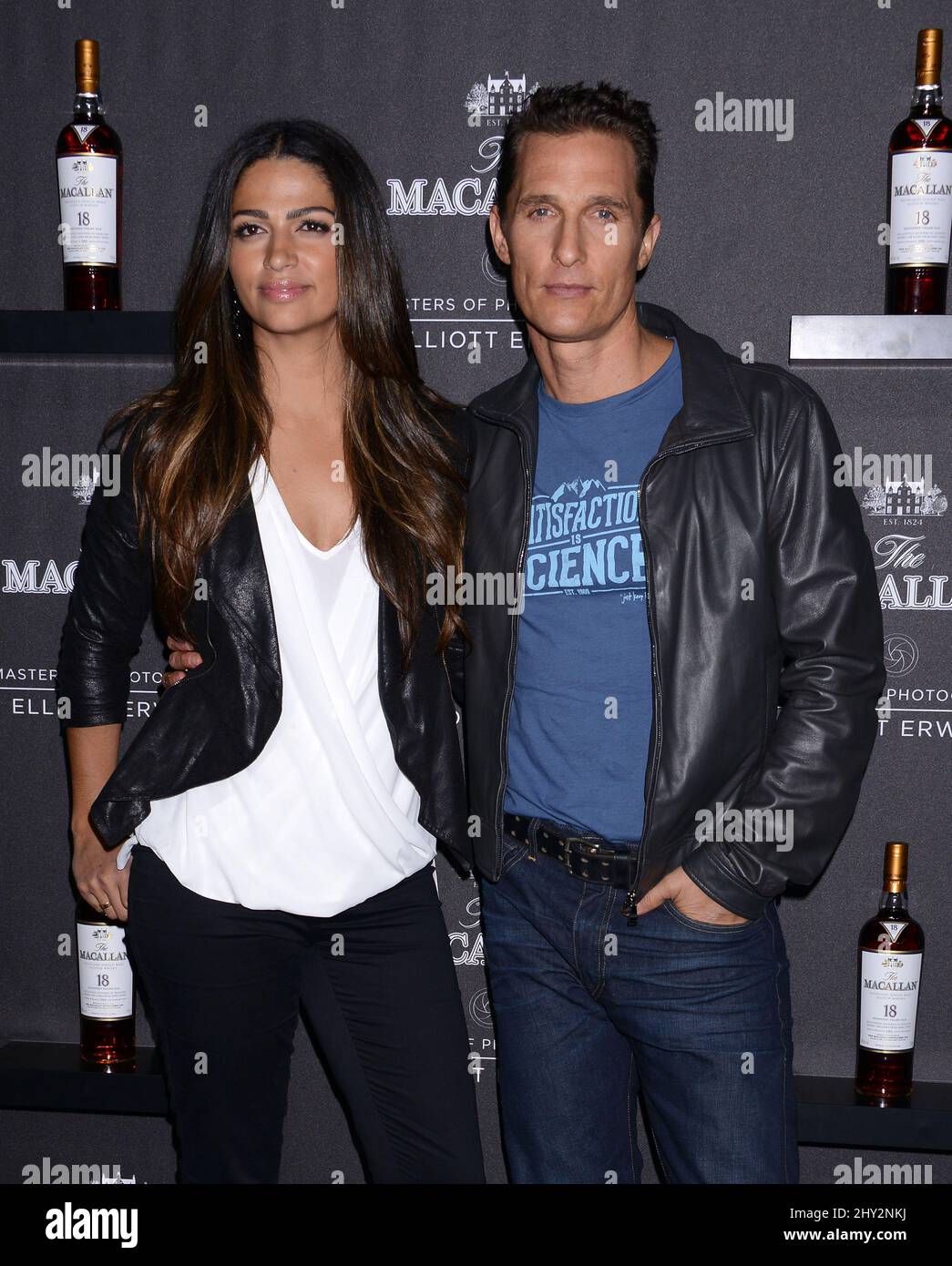 Matthew McConaughey and Camila Alves at the launch of "The Macallan ...