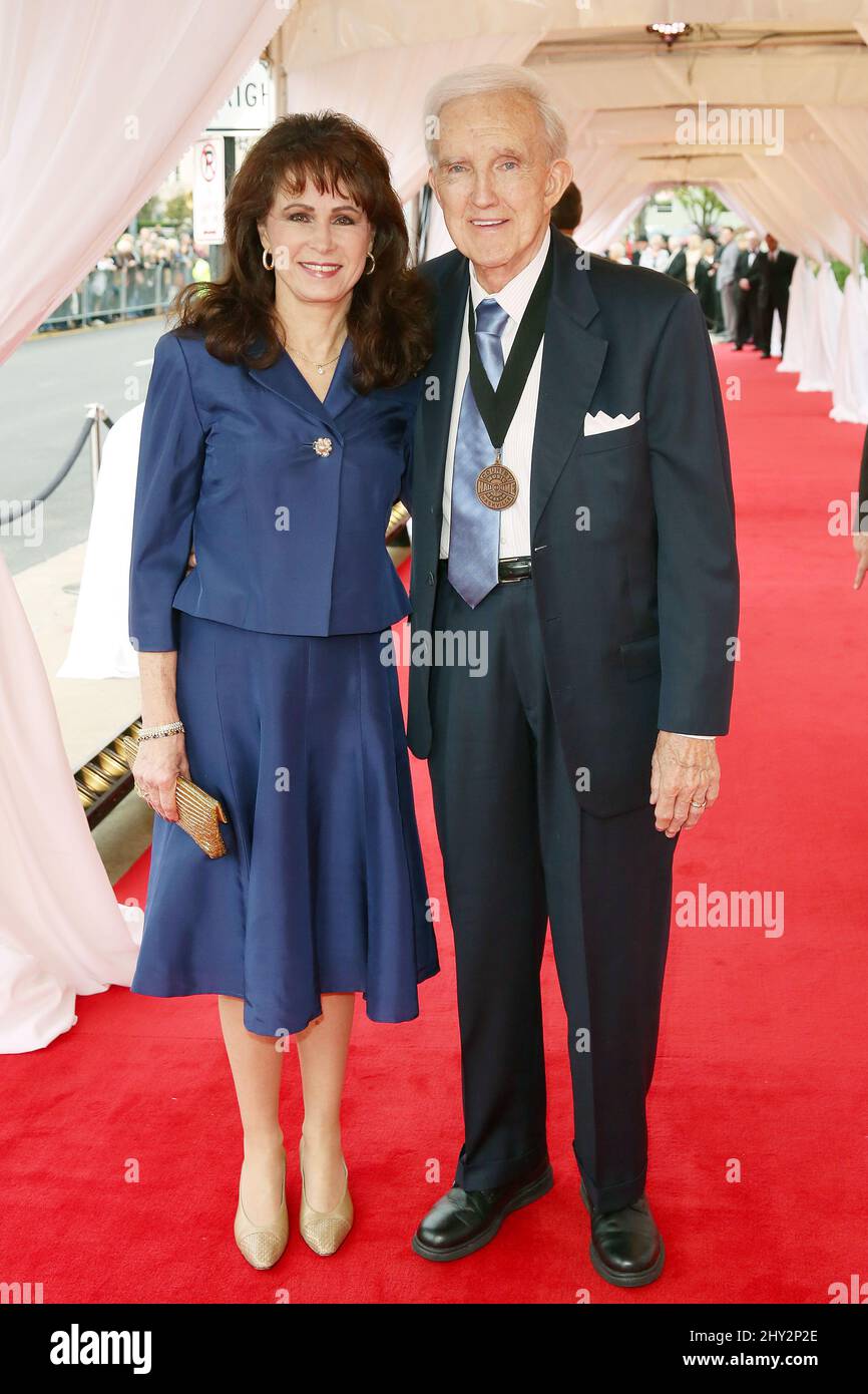 Ralph Emery,Joy Emery arriving for the Medallion Ceremony Held at the Country Music Hall of Fame ...