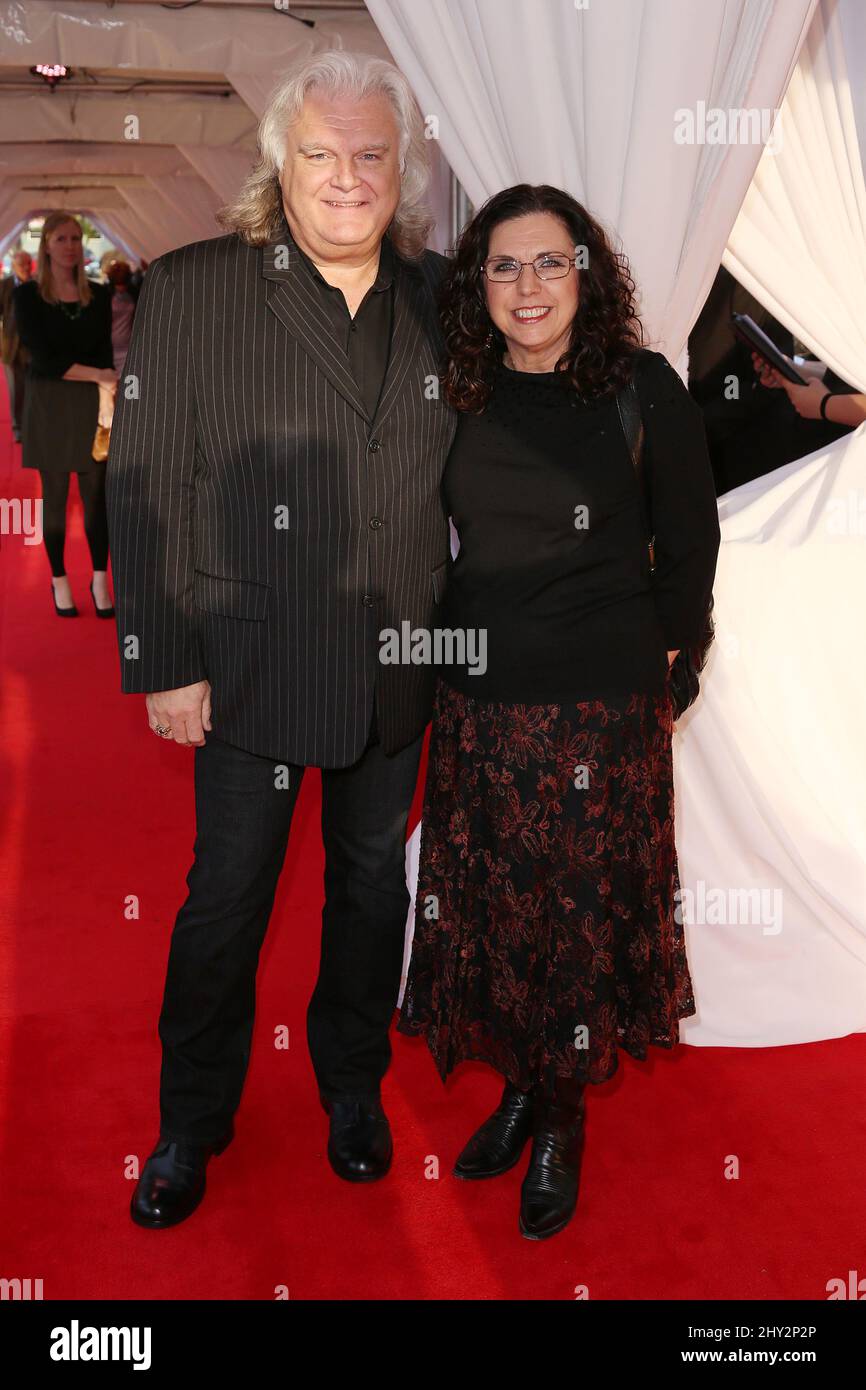 Ricky Skaggs,Sharon White arriving for the Medallion Ceremony Held at ...